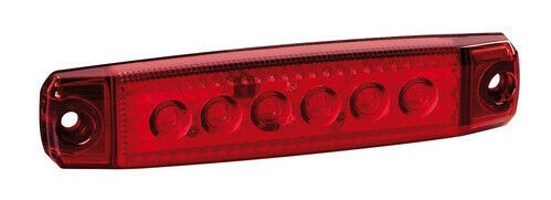 6 LED red clearance light 24V – StreetParts