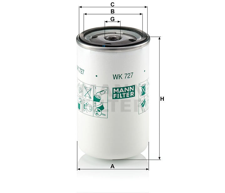 Mann Filter Diesel Filter – StreetParts