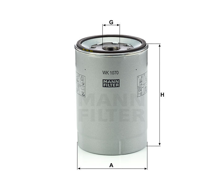 Filtro decantatore gasolio Mann Filter iveco eurocargo stralis ...