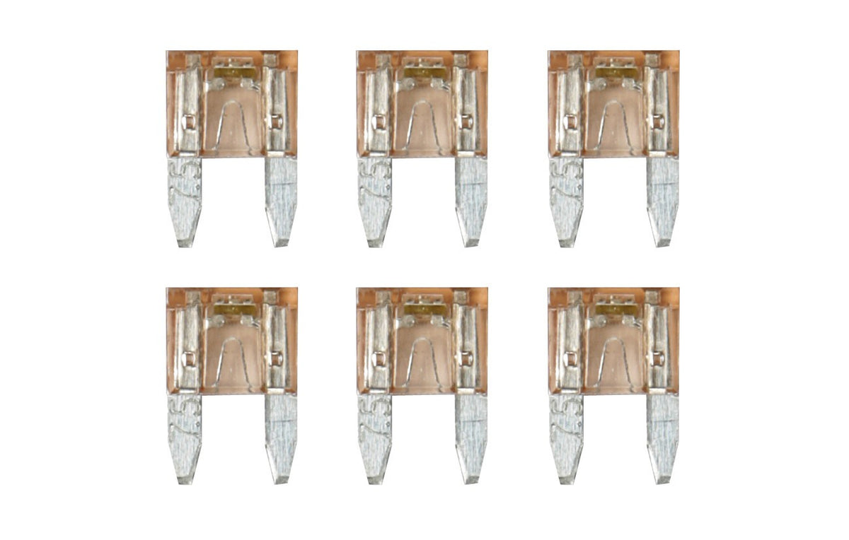 Smart Led, set of 6 micro blade fuses with LED indicator, 12/32V - 7.5A ...