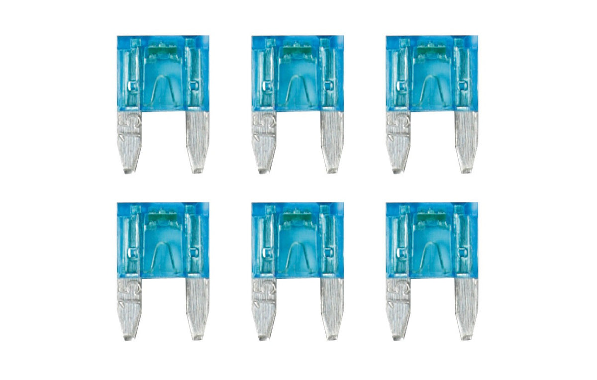 Smart Led, set of 6 micro blade fuses with LED indicator, 12/32V - 15A ...